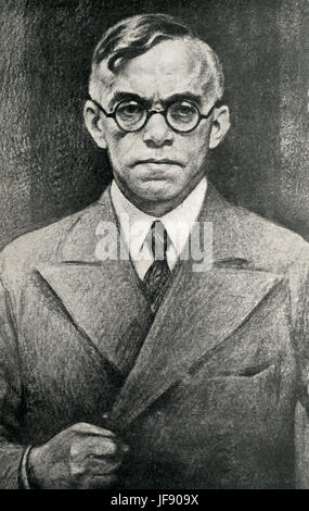 Ze'ev Vladimir Jabotinsky (or Zhabotinski) - portrait of the Russian ...