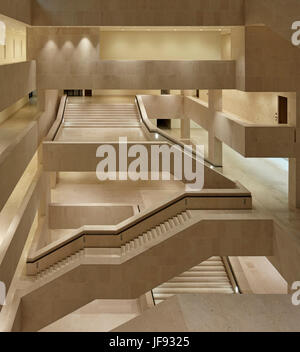 Msheireb Downtown Doha, Qatar night shot showing M7 which is a new ...