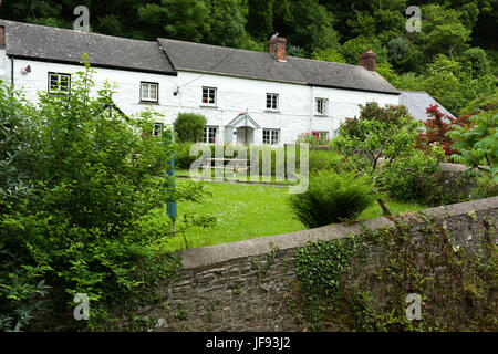 A cottage in the coastal village of Buck's Mills on the North Devon ...