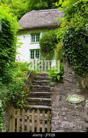 A cottage in the coastal village of Buck's Mills on the North Devon ...
