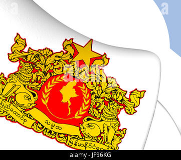 Myanmar Coat of Arms Stock Photo - Alamy