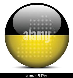 Baden-Wurttemberg (Federal Republic of Germany, State of Germany) map ...