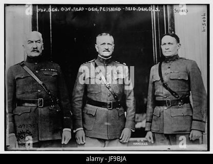 Maj. Gen. G.W. Read, Gen. Pershing, Brig. Gen. G.S. Simons, Photograph ...