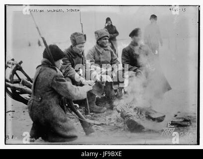 Russian soldiers, Siberia Stock Photo - Alamy