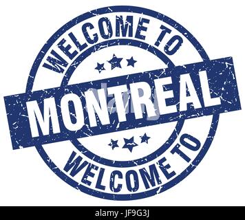 welcome to Montreal blue stamp Stock Vector Image & Art - Alamy
