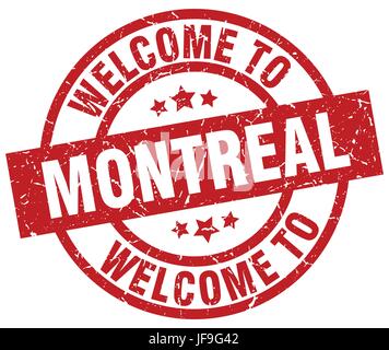 welcome to Montreal red stamp Stock Vector Image & Art - Alamy