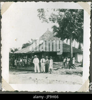 A historical photograph depicting a passage to the Congo in 1939 ...