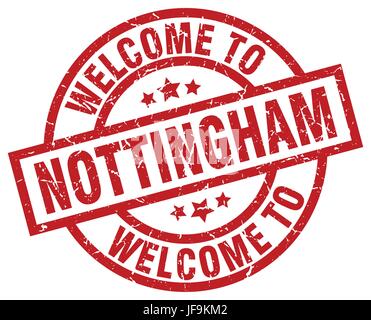 welcome to Nottingham red stamp Stock Vector Image & Art - Alamy