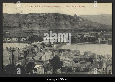 A panoramic view of Valence-sur-Rhône, offering breathtaking vistas of ...