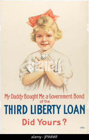 The Liberty Bond advertisement from World War One, featured in the New ...