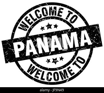welcome to Panama black stamp Stock Vector Image & Art - Alamy