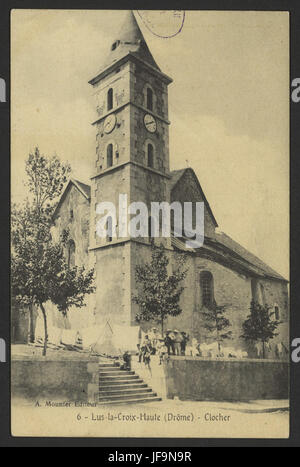 France, Drôme, Lus-la-Croix-Haute, the high cliffs of Tête de Vachères ...