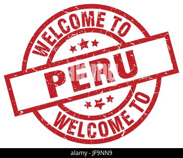 welcome to Peru red stamp Stock Vector Image & Art - Alamy