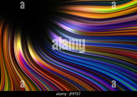 Colorful light trails Stock Photo - Alamy