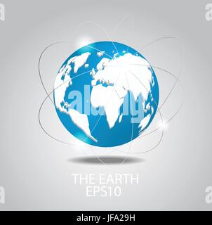 earth planet icon Stock Vector Image & Art - Alamy