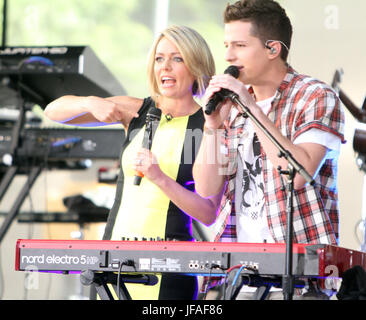 Charlie Puth on stage for Citi Concert Series on NBC TODAY with Charlie ...