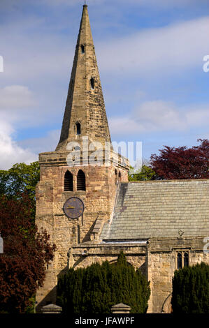 Church of St Lawrence, Warkworth Stock Photo - Alamy