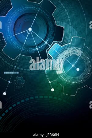 Vector technological infographic layout design Stock Vector Image & Art ...