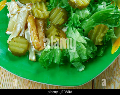 Kapsalon, fast food dish , Dutch cuisine, Traditional assorted dishes ...