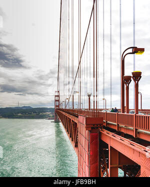 The Golden Gate Bridge is a suspension bridge spanning the Golden Gate ...