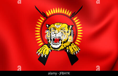 3D Flag of Tamil Eelam. 3D Illustration Stock Photo - Alamy