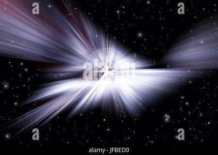 Abstract Starburst / Star Burst, Light Beam Energy Streak, Refraction ...
