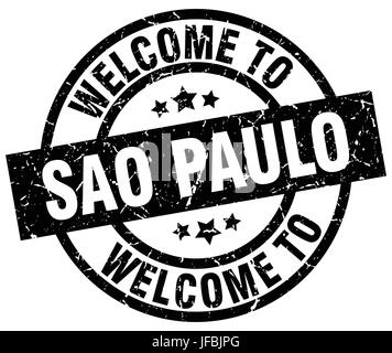 welcome to Sao Paulo black stamp Stock Vector Image & Art - Alamy