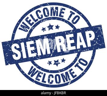 welcome to Siem Reap blue stamp Stock Vector Image & Art - Alamy