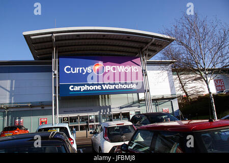Currys PC World Megastore signage Stock Photo - Alamy