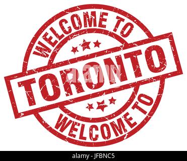 Toronto stamp. welcome to Toronto red sign Stock Vector Image & Art - Alamy