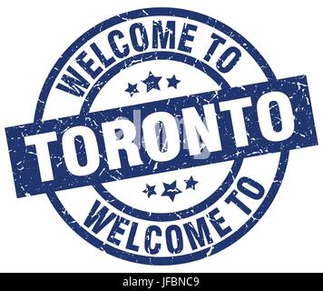 welcome to Toronto blue stamp Stock Vector Image & Art - Alamy