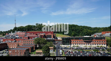 MORGANTOWN, WEST VIRGINIA, USA - AUGUST 30: Exterior of Mylan drug ...