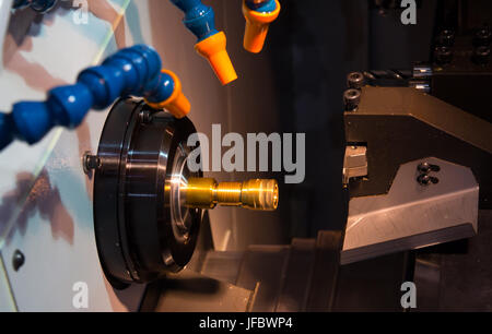 CNC lathing machine Stock Photo - Alamy
