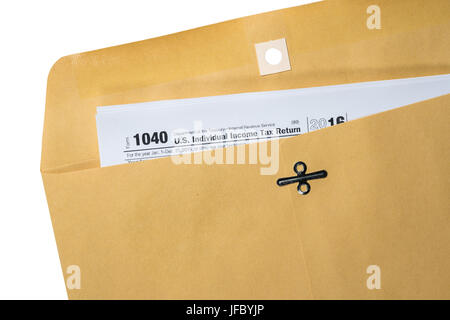 FILE - A 1040 tax form printed from the Internal Revenue Service web ...