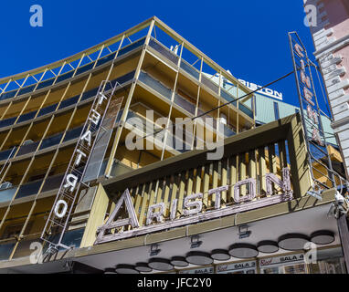 Ariston theater of Sanremo, Italian historical city of the Ligurian ...