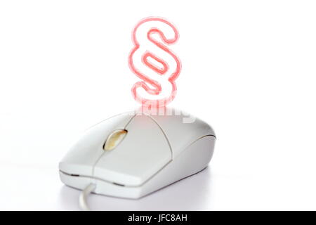 computer mouse with paragraph symbol Stock Photo - Alamy