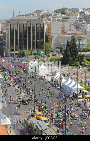 Athens Half Marathon Stock Photo - Alamy