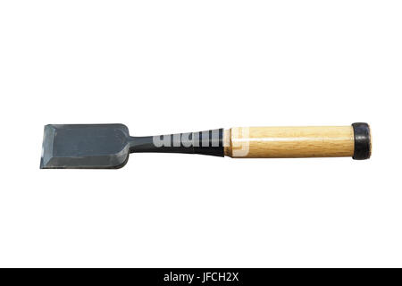 traditional metallic gouge isolated over white background Stock Photo ...