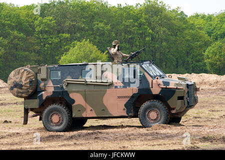 Dutch army armored vehicle, equipped with stinger rocket launcher ...