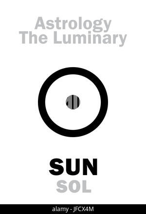 Astrology: Luminary SUN (SOL Stock Photo - Alamy