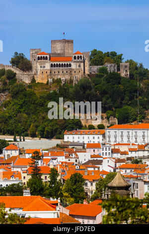Castle in Leiria - Portugal Stock Photo - Alamy