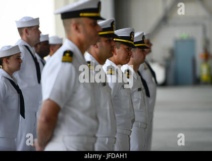 Naval personnel at NAF Misawa, Japan, awarded the Navy and Marine Corps ...