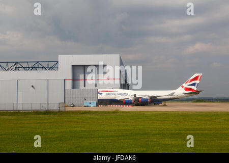 British Airways Maintenance Cardiff Stock Photo - Alamy