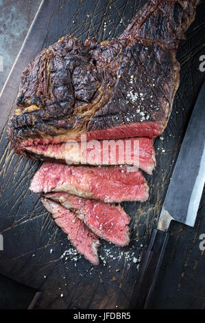 Dry Aged Kobe Tomahawk Steak Stock Photo - Alamy