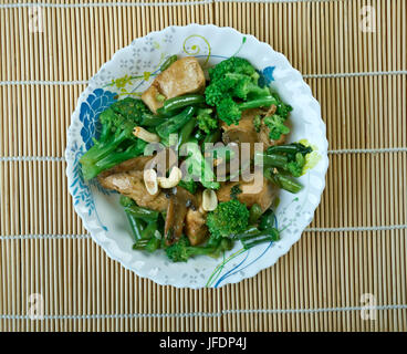 chicken almond ding Stock Photo - Alamy
