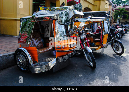 A motorcycle taxi, Vigan, Philippines Stock Photo - Alamy