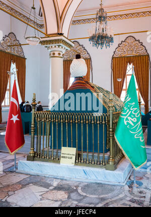 Bursa, Turkey - February 04, 2017: People are walking in the Park near ...