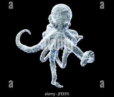 Octopus, computer illustration Stock Photo - Alamy