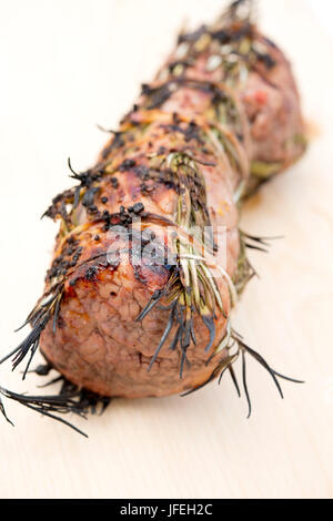 calf fillet, roasted Stock Photo - Alamy