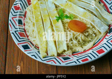 Balaleet. Traditional Arabic vermicelli dish. Middle East Food Stock ...
